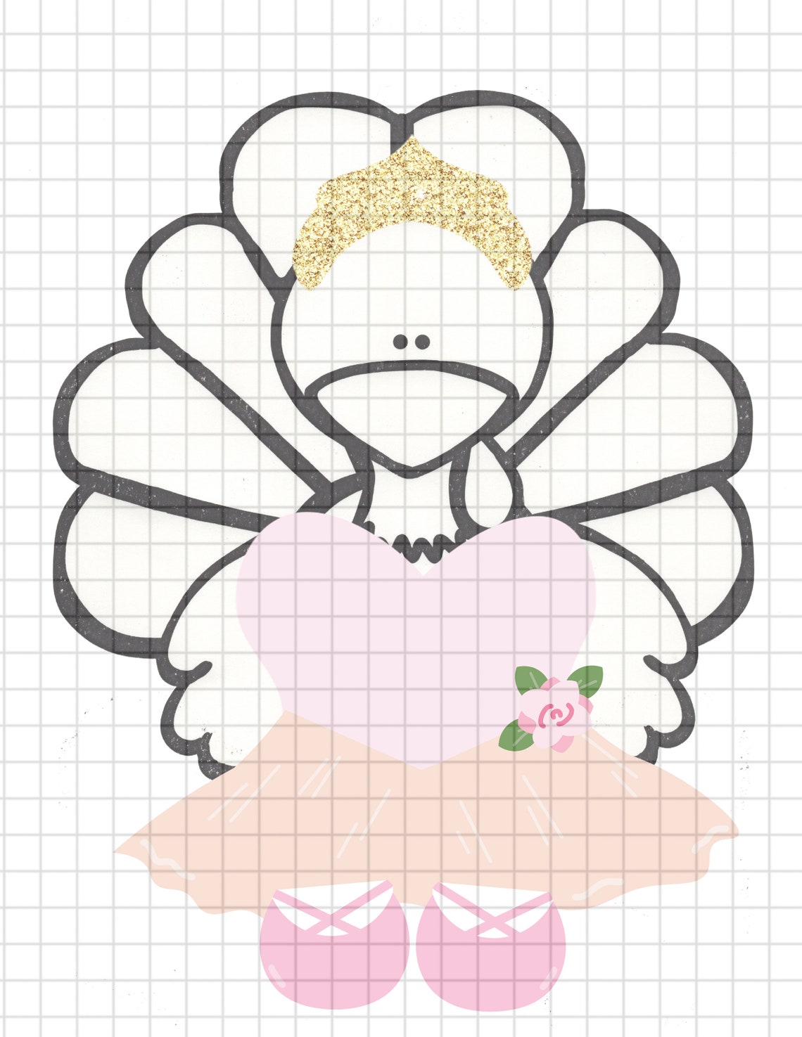 Turkey Disguise Printable - Ballerina Turkey, Ballerina Disguise ...