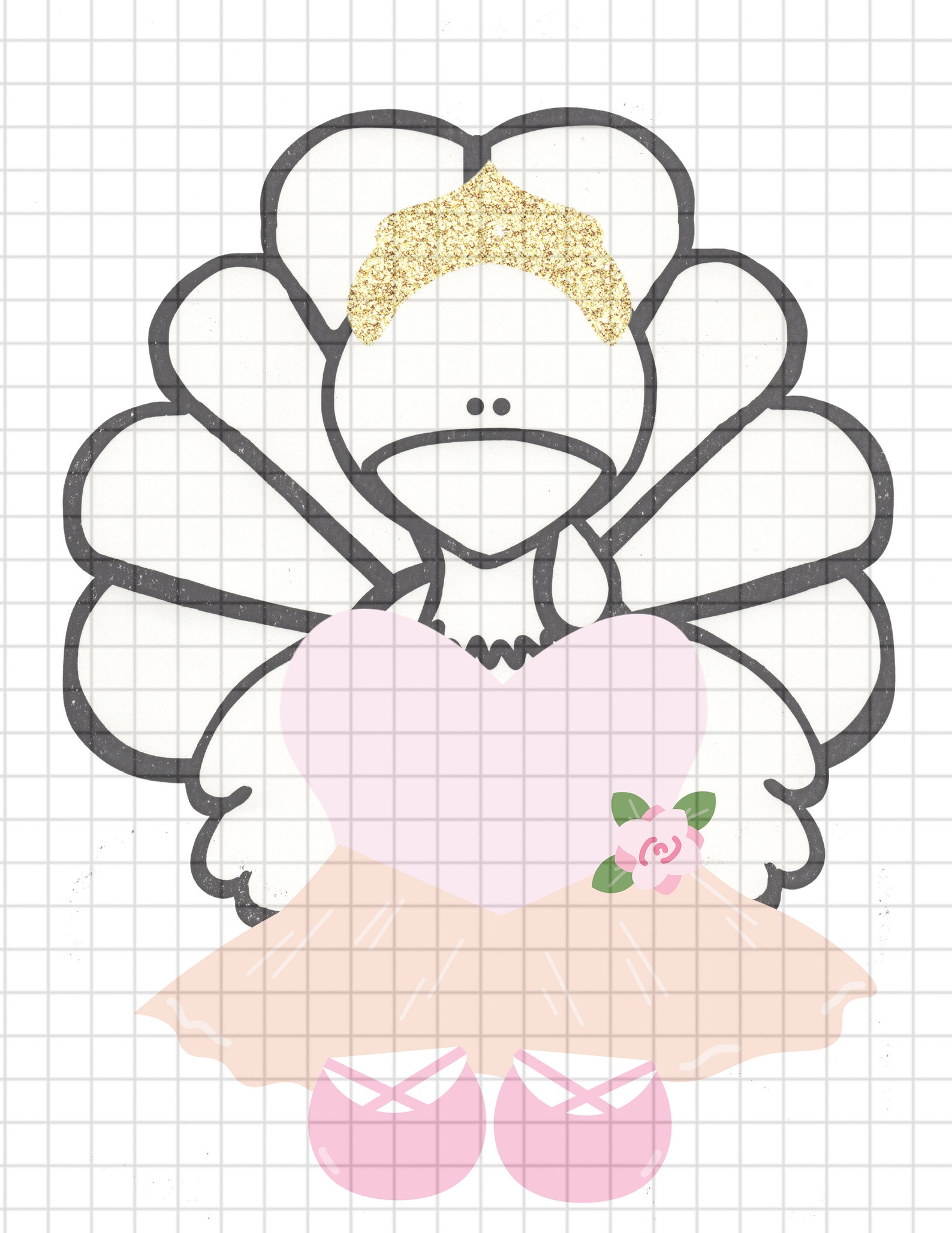 Turkey Disguise Printable - Ballerina Turkey, Ballerina Disguise ...