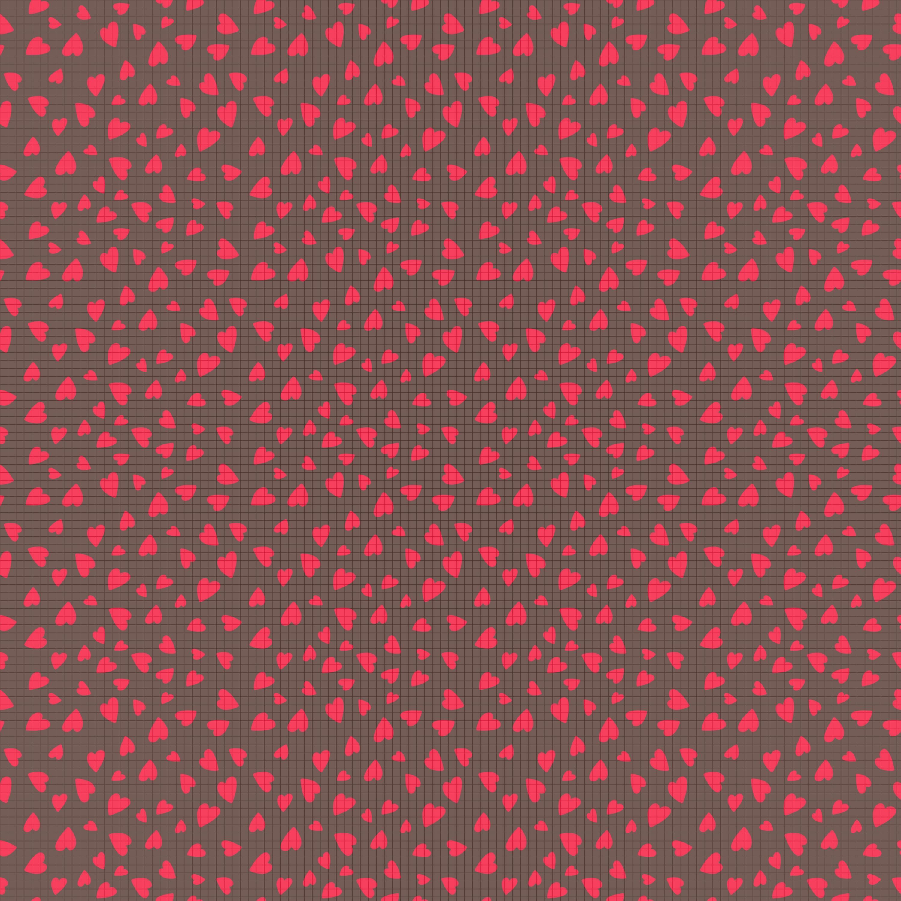 Chocolate Digital Paper: Valentine's Day Seamless Patterns (digital ...