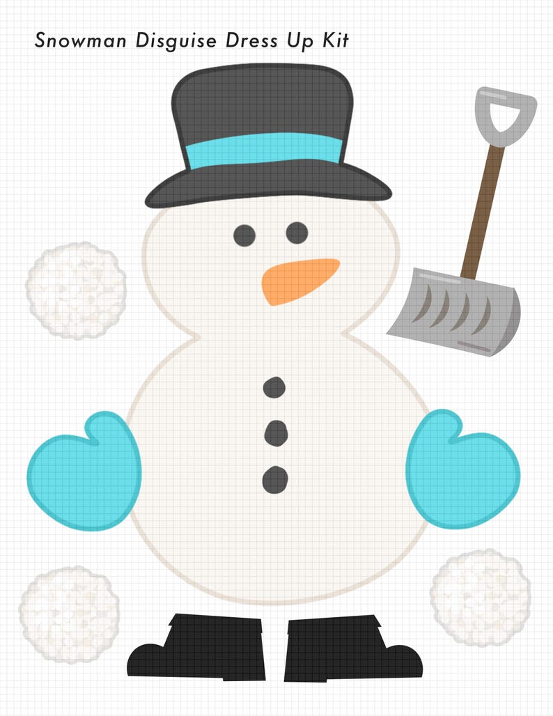 Snowman Turkey Disguise Printable: Thanksgiving Coloring Activity (PDF ...