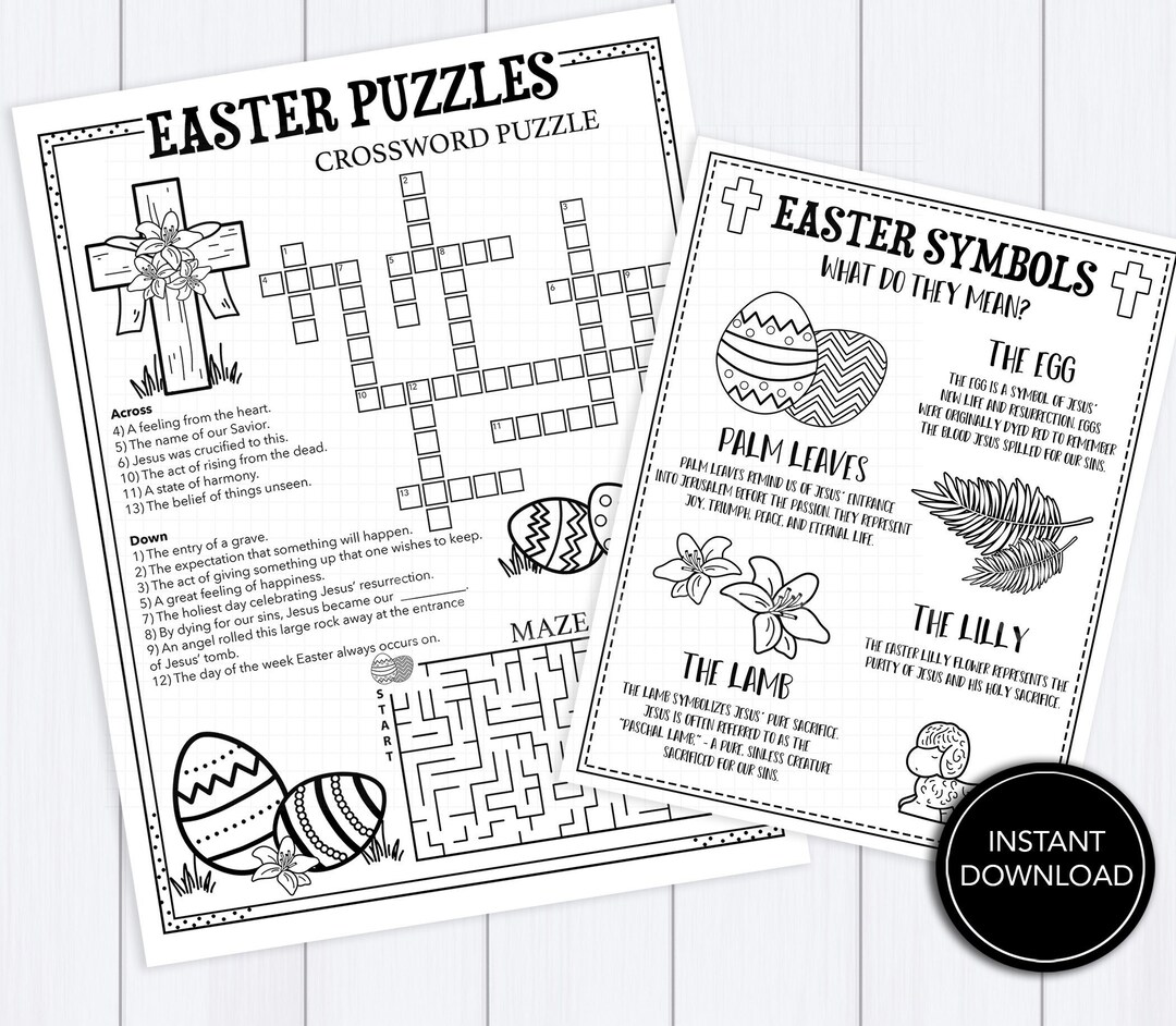 Kids Religious Easter Activities - "easter Activities" Sunday School ...