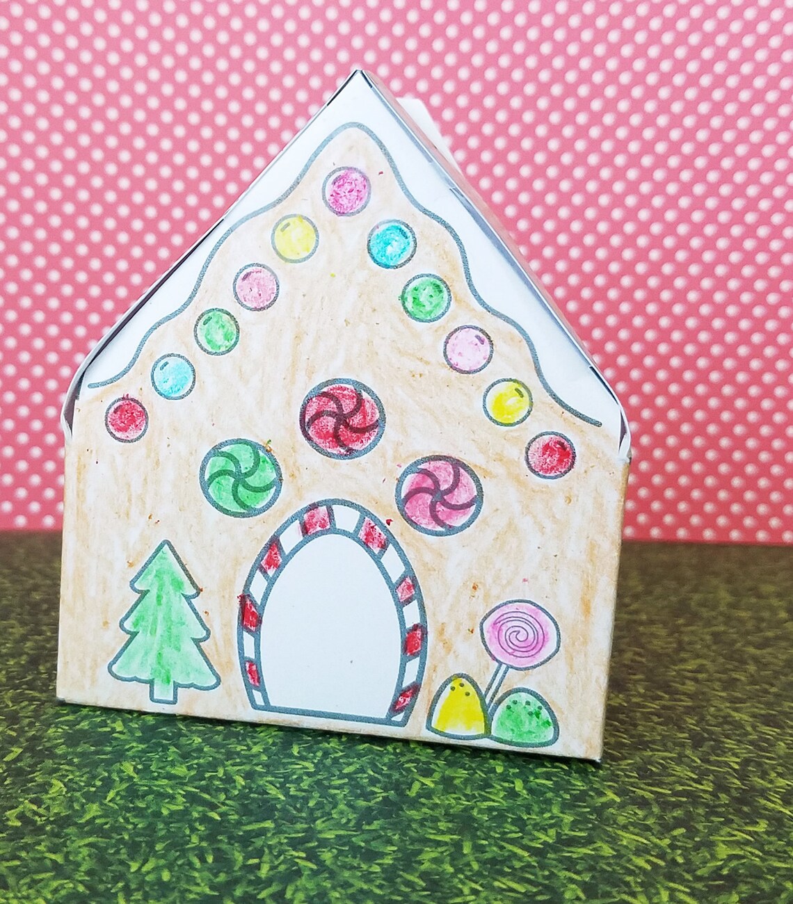 Paper House Gingerbread House Printable gingerbread - Etsy