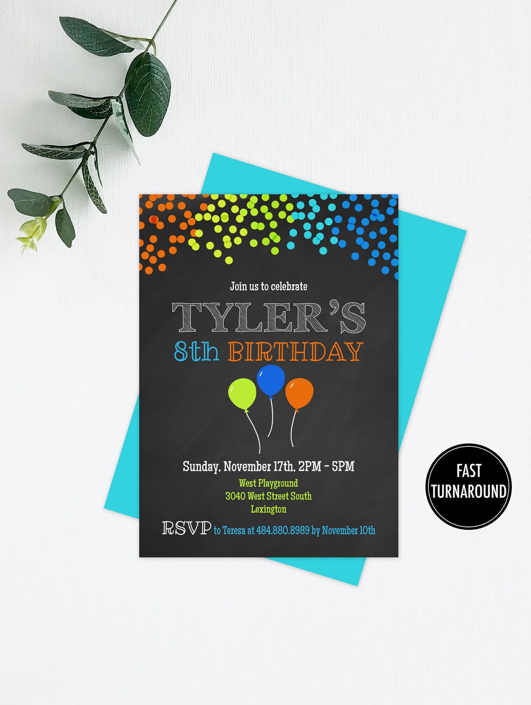 Generic Birthday Invitation Printable: "generic Birthday" Boy Birthday ...