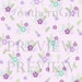 Purple Floral Digital Paper: Plum Flowers Scrapbook Design (digital ...