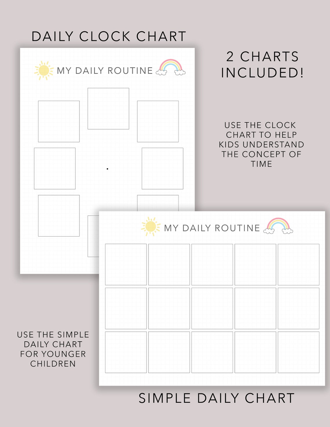 Toddler Visual Schedule Printable: daily SCHEDULE - Etsy