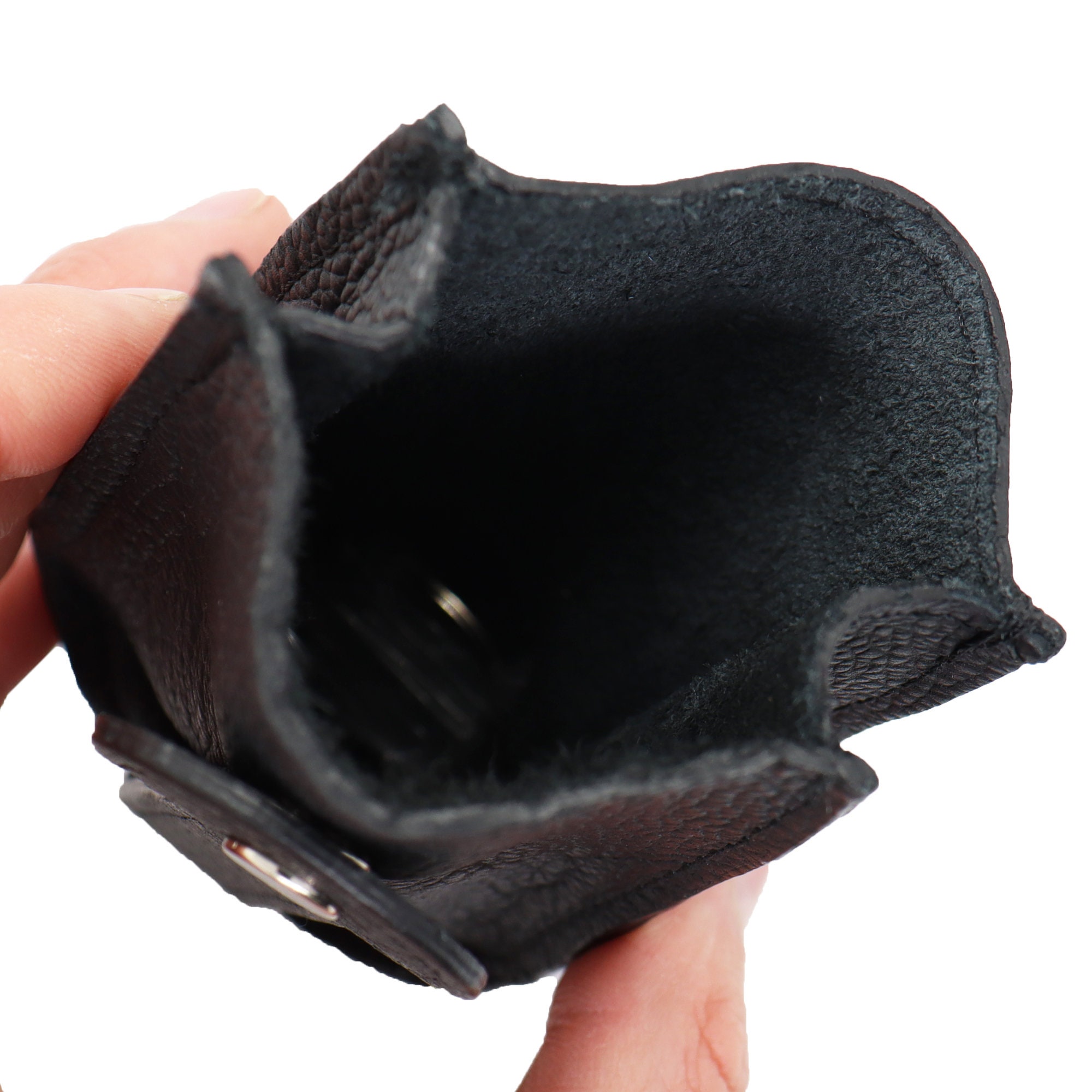 Leather Key Bell Black Key Case Keychain Key Leather - Etsy