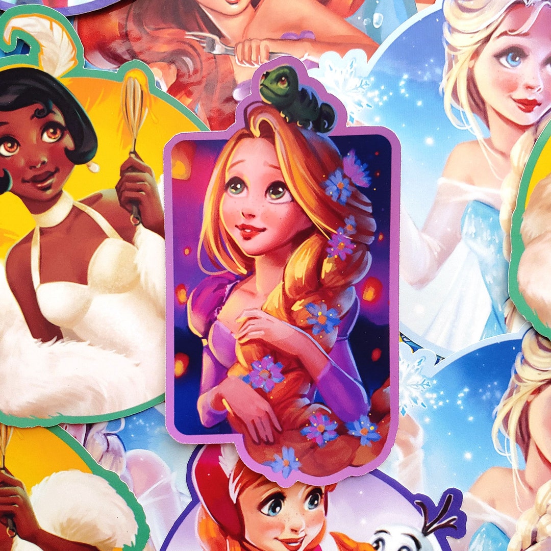 Princess Glossy Vinyl Stickers WAVE 1 - Etsy