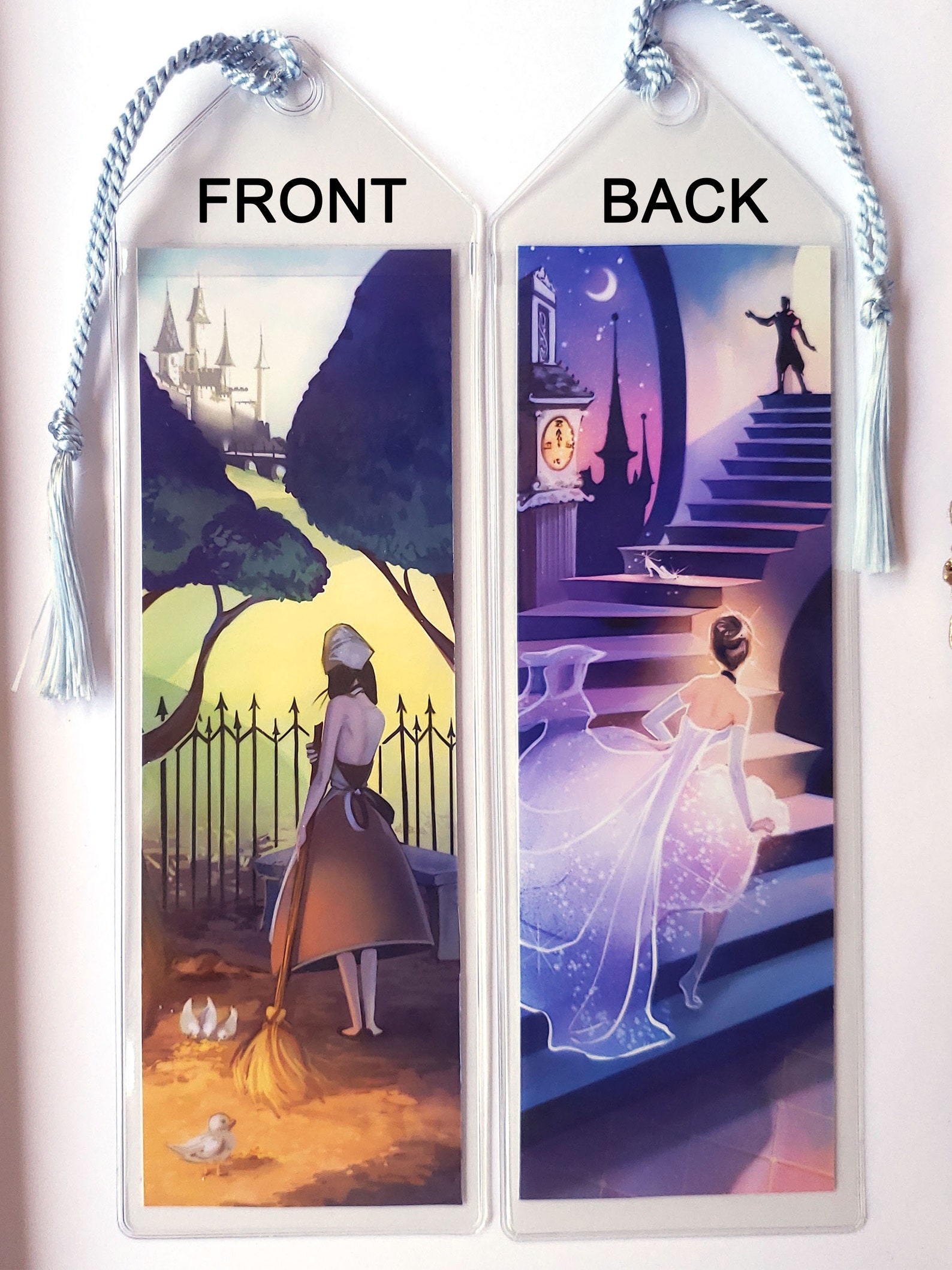 Cinderella Fairytale Double Sided Bookmark | Etsy
