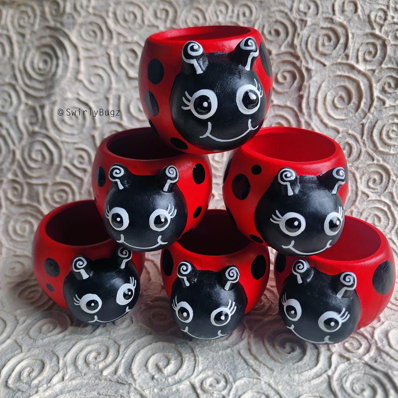Ceramic Ladybug "gretta" - Etsy