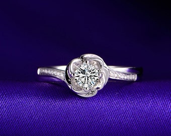 Rubelita turmalina roja diamante en día de la madre 18 k oro - Etsy España