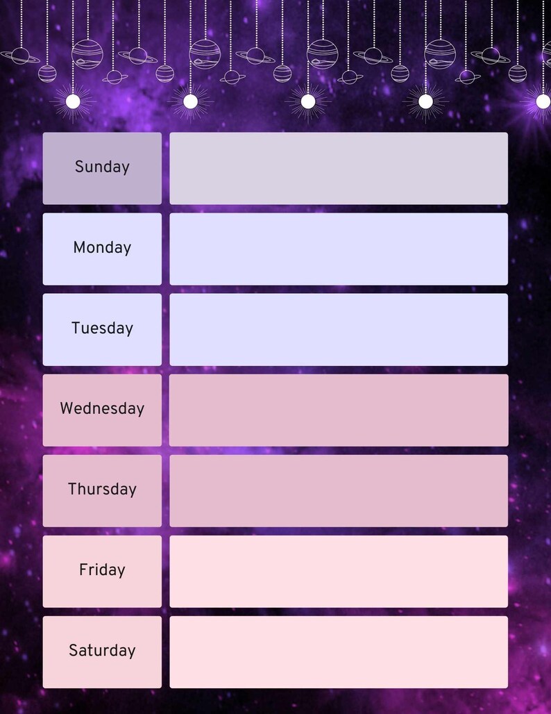 Space Alien Themed Planner Habit Tracker Organizer - Etsy