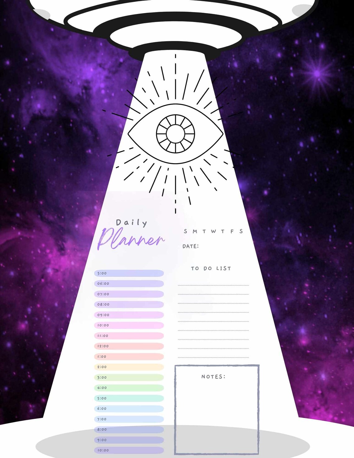 Space Alien Themed Planner Habit Tracker Organizer - Etsy