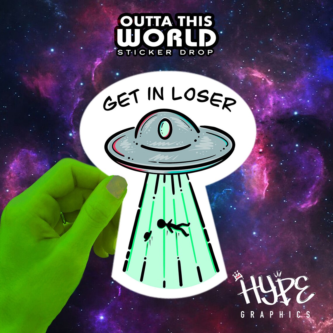 Outta This World Sticker Bundle - Set of 9 - Etsy