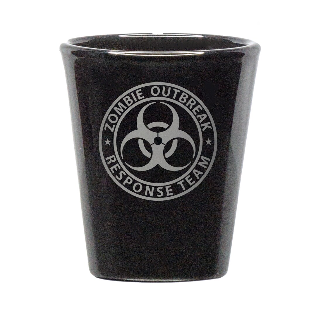 Zombie Outbreak Shot Glass - Etsy España