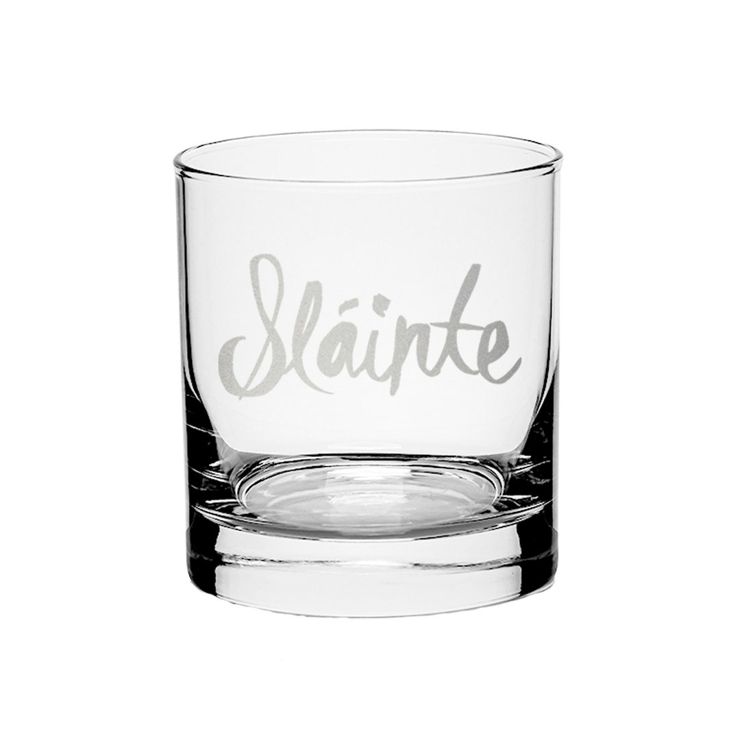 Slainte Etched Glass - Etsy