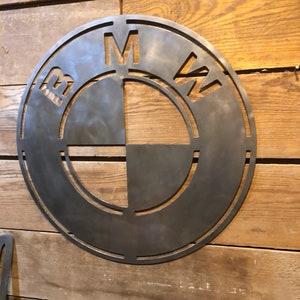 BMW Garage Car Sign Oil Can Gas Pump Series 5 Vintage Car 3 Motorcycle ...