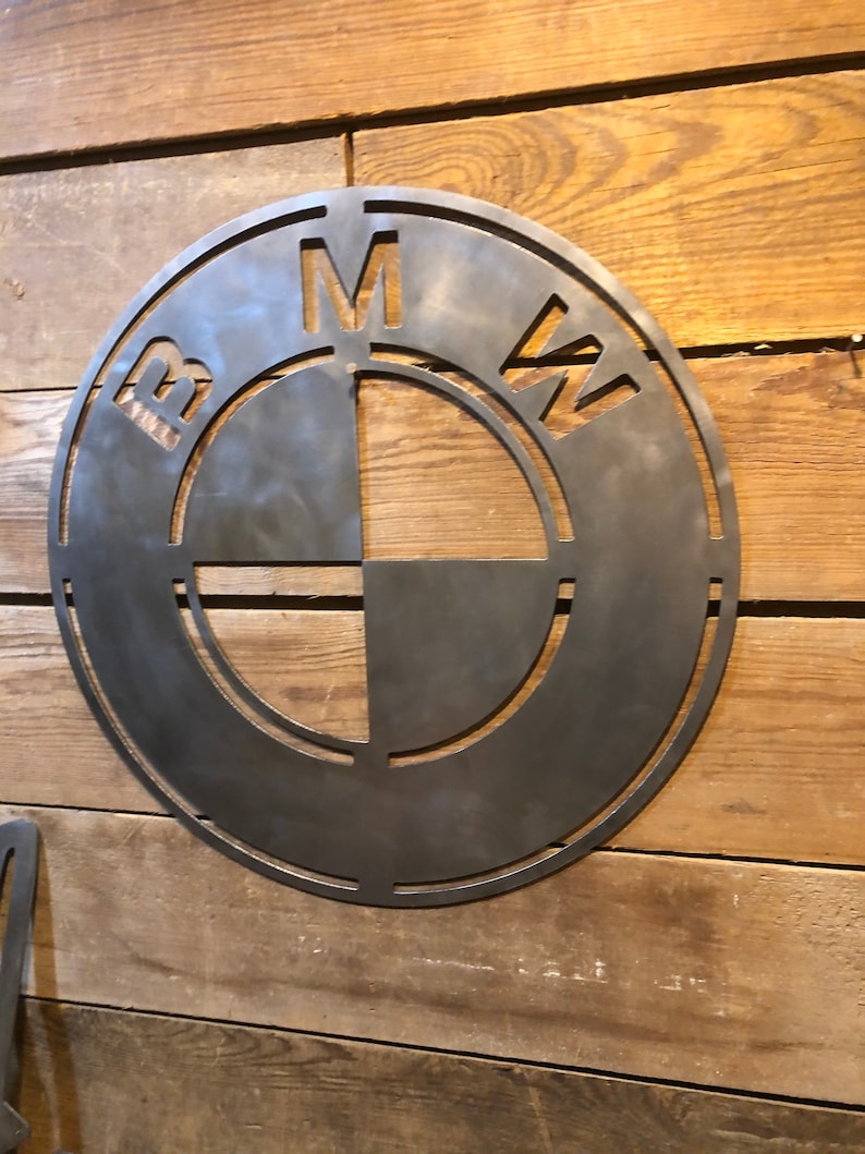BMW Garage Car Sign Oil Can Gas Pump Series 5 Vintage Car 3 Motorcycle ...