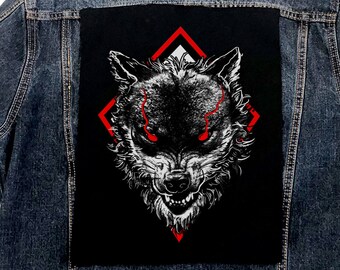 Wolf Back Patches - Etsy