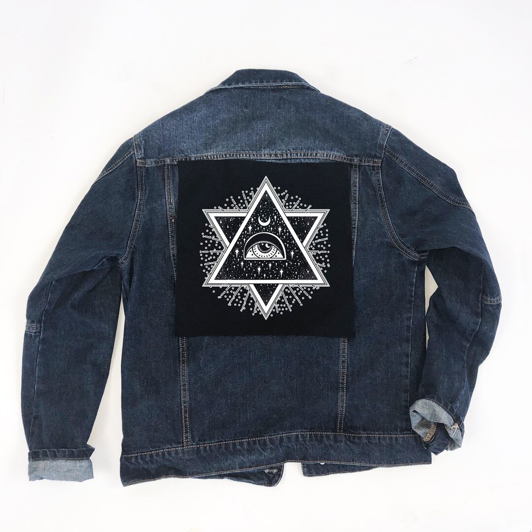 The Third Eye Back Patch, Punk, Patches, Sew on Patch, Punk Accessories ...