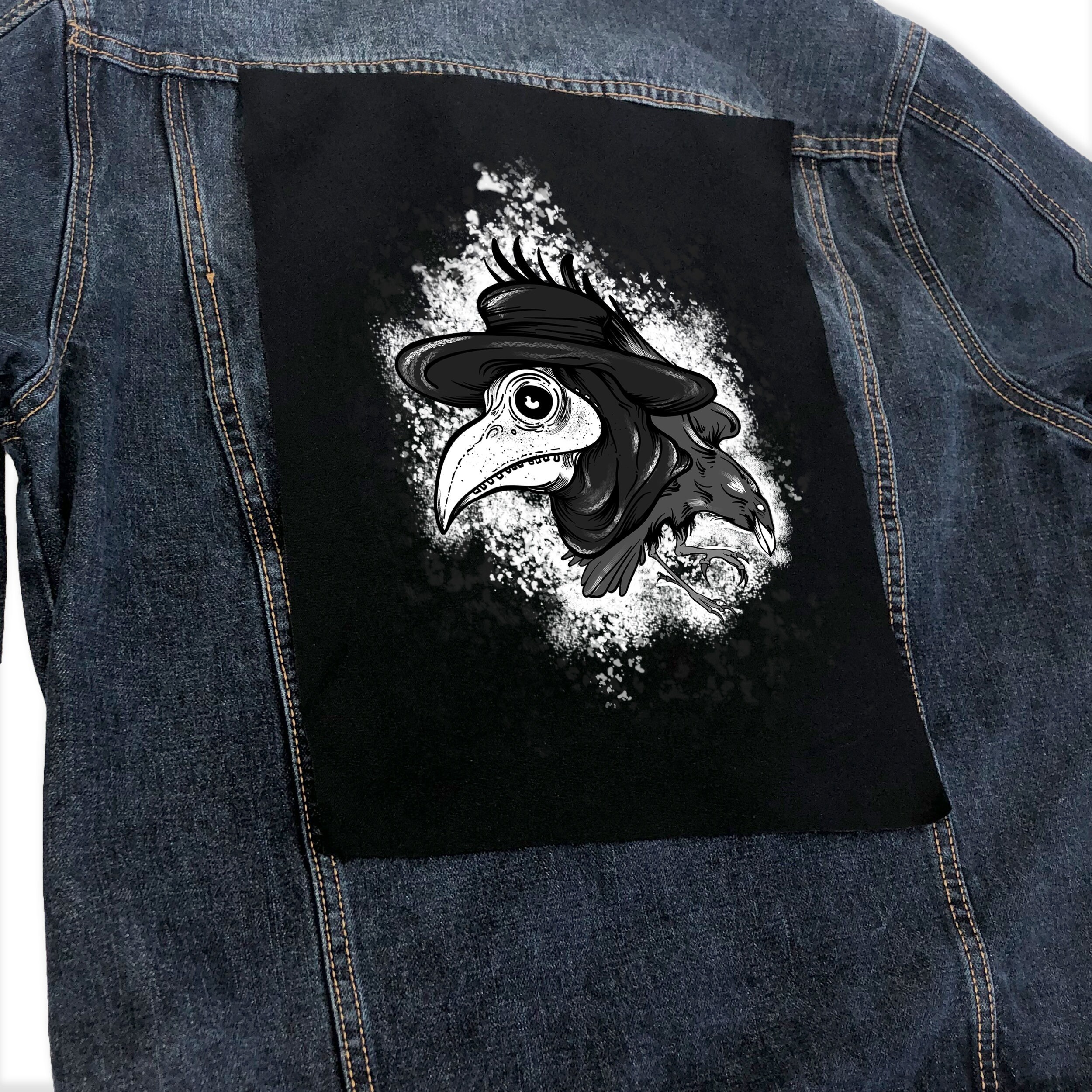 Plague Doctor Back Patch Punk Patches Sew on Patch Punk - Etsy