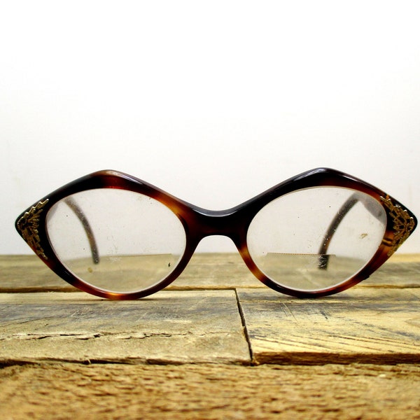 50s Cat Eye Glasses - Etsy