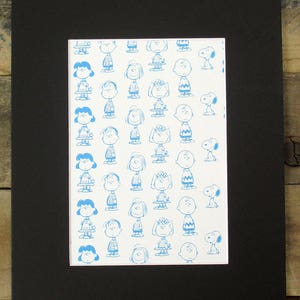 TWO Vintage Peanuts Prints - Featuring Charlie Brown, Snoopy and Gang ...