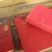 Curated Set of Antique Red Books. Perfect Red Decorative Books - Etsy