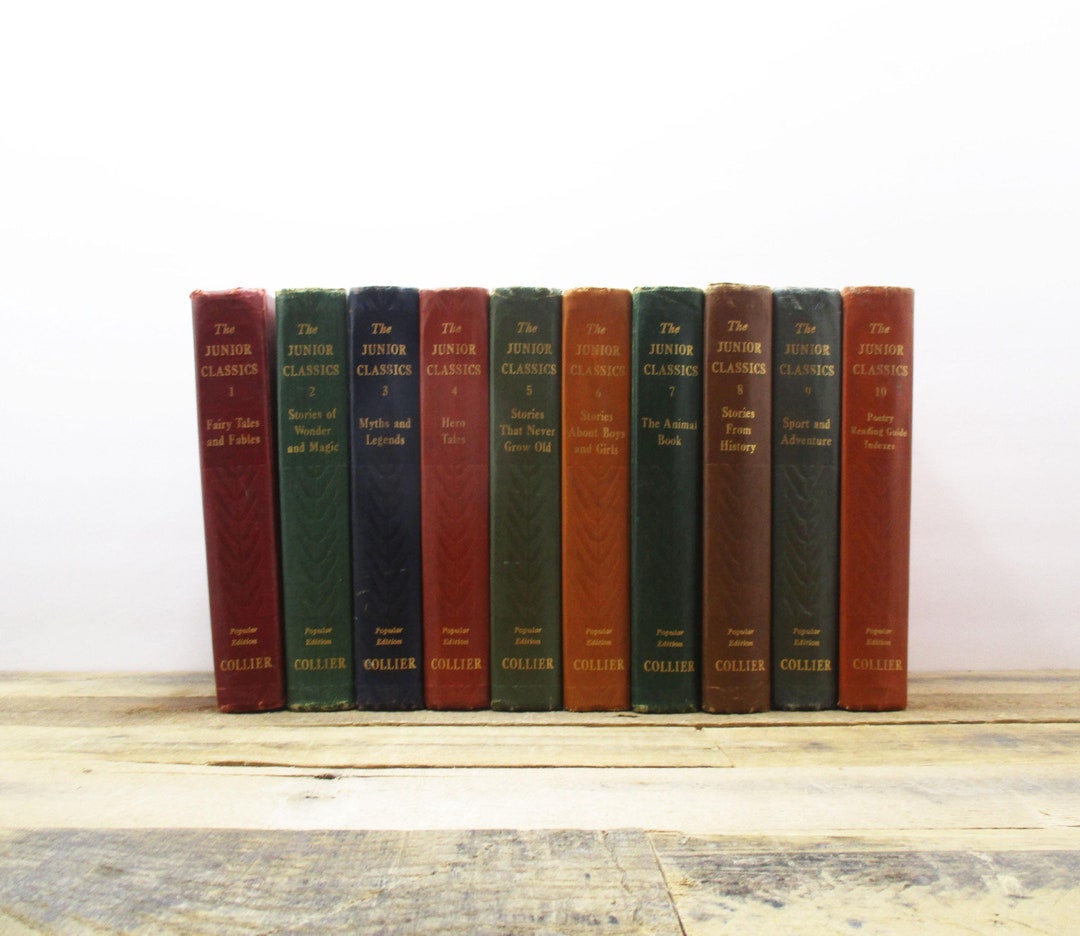 Complete Set of TEN 1938 Children's Story Books - the Junior Classics ...