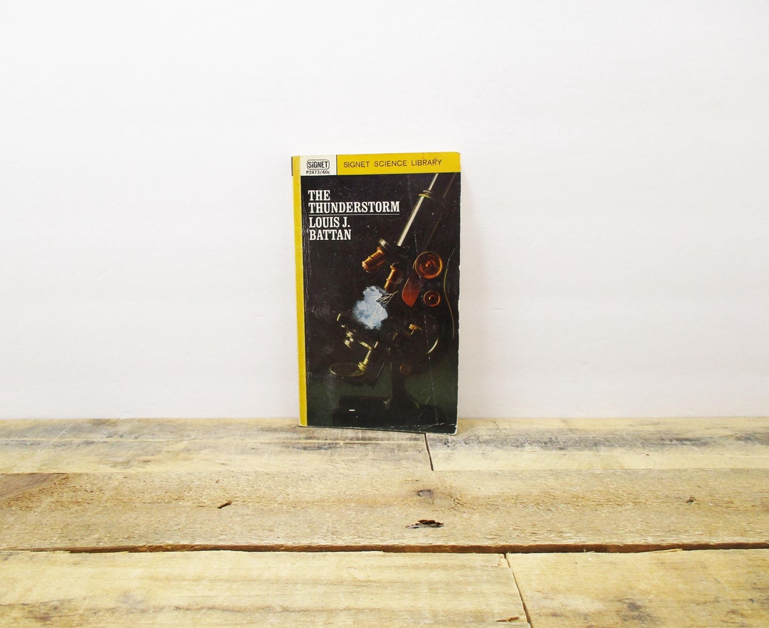 1960s Thunderstorms Book - "the Thunderstorm (A Signet Science Library ...