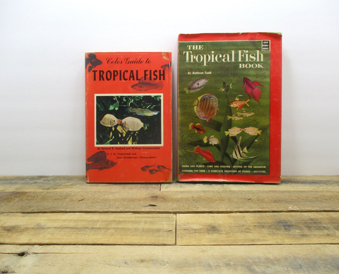 Pair of Mid-century Exotic Fish Books - Hardcover Books for the ...