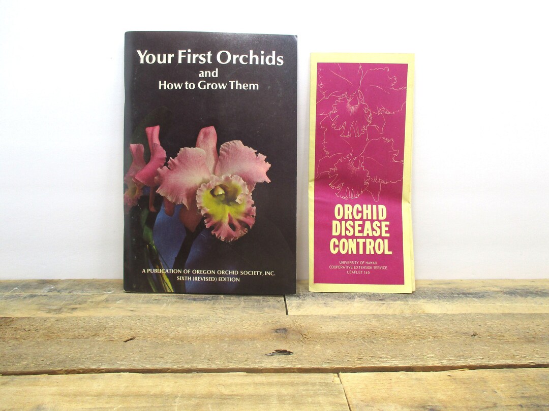 1970s Orchid Growing Book and Orchid Pamphlet - Great Gift for a ...