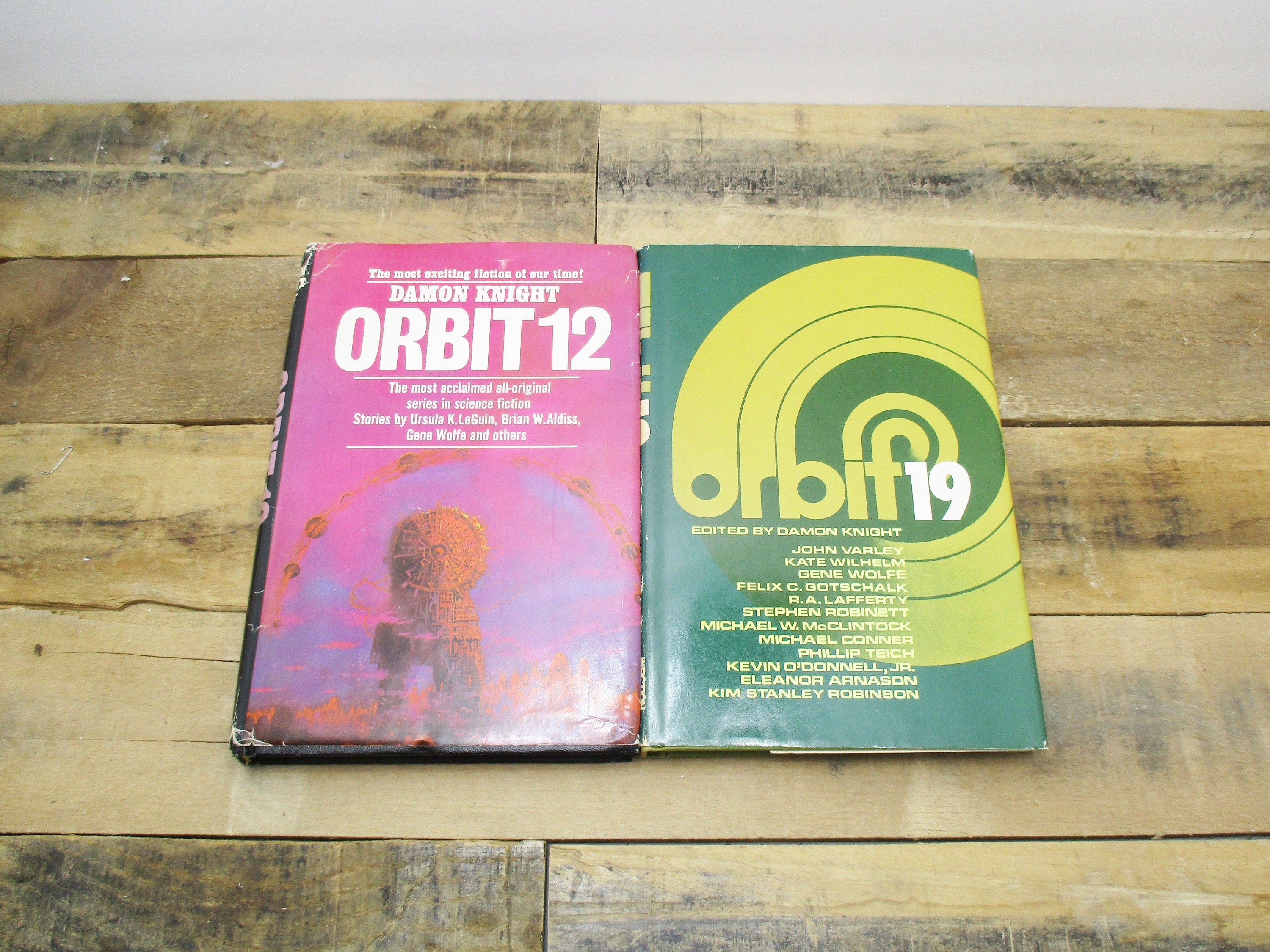 Set of TWO 1970's, 'orbit' Science Fiction Anthologies Orbit 12 and ...