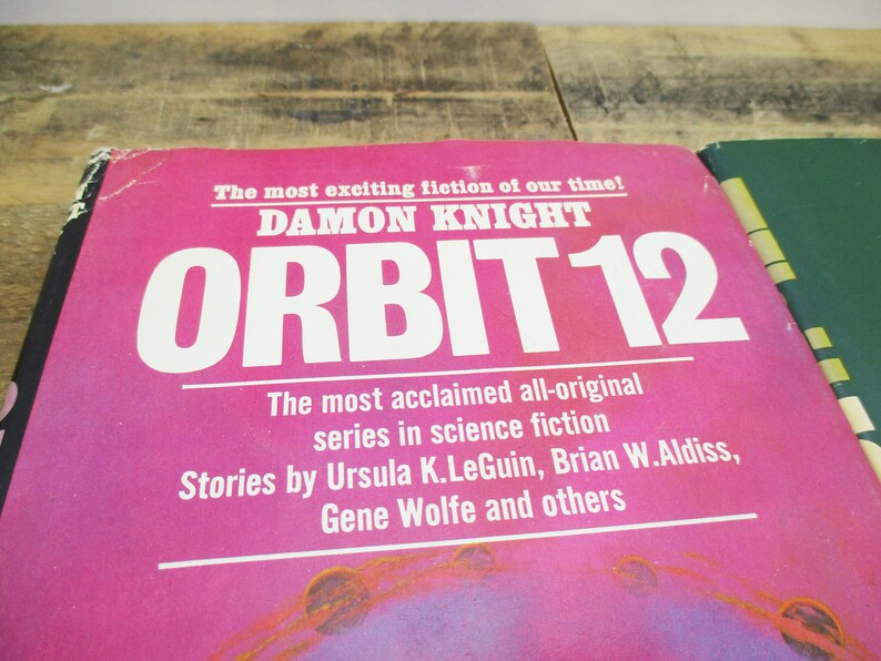 Set of TWO 1970's, 'orbit' Science Fiction Anthologies Orbit 12 and ...