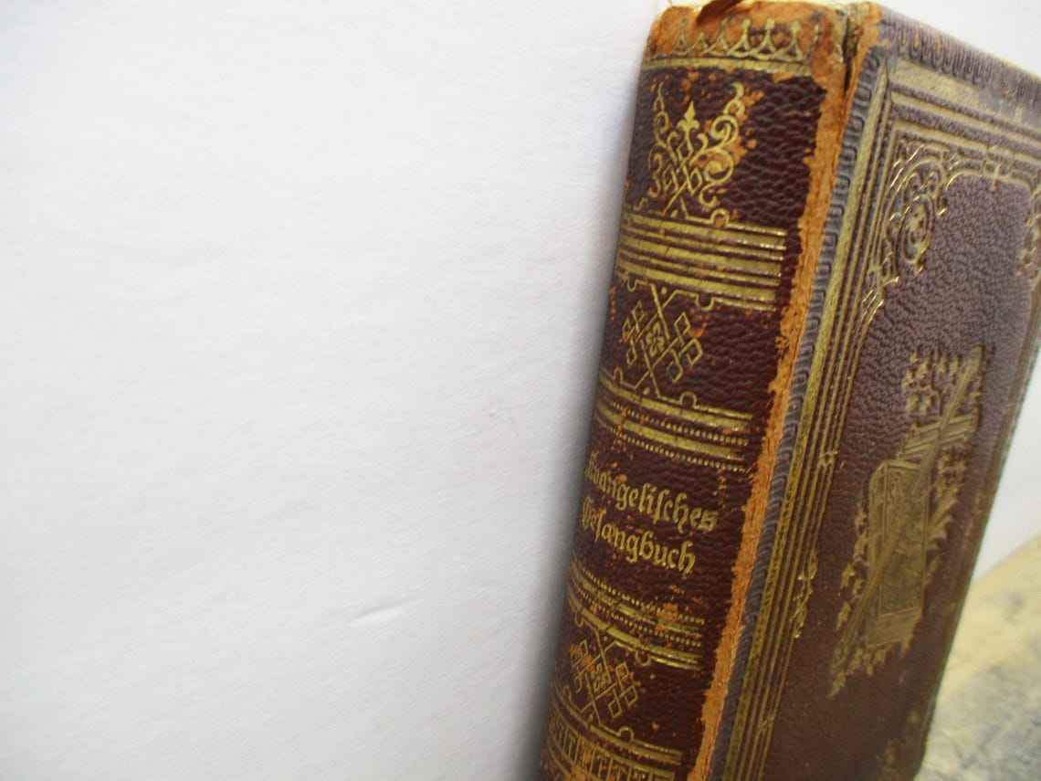 1907 German Hymnbook - Evangelisches Gesangbuch. - Etsy