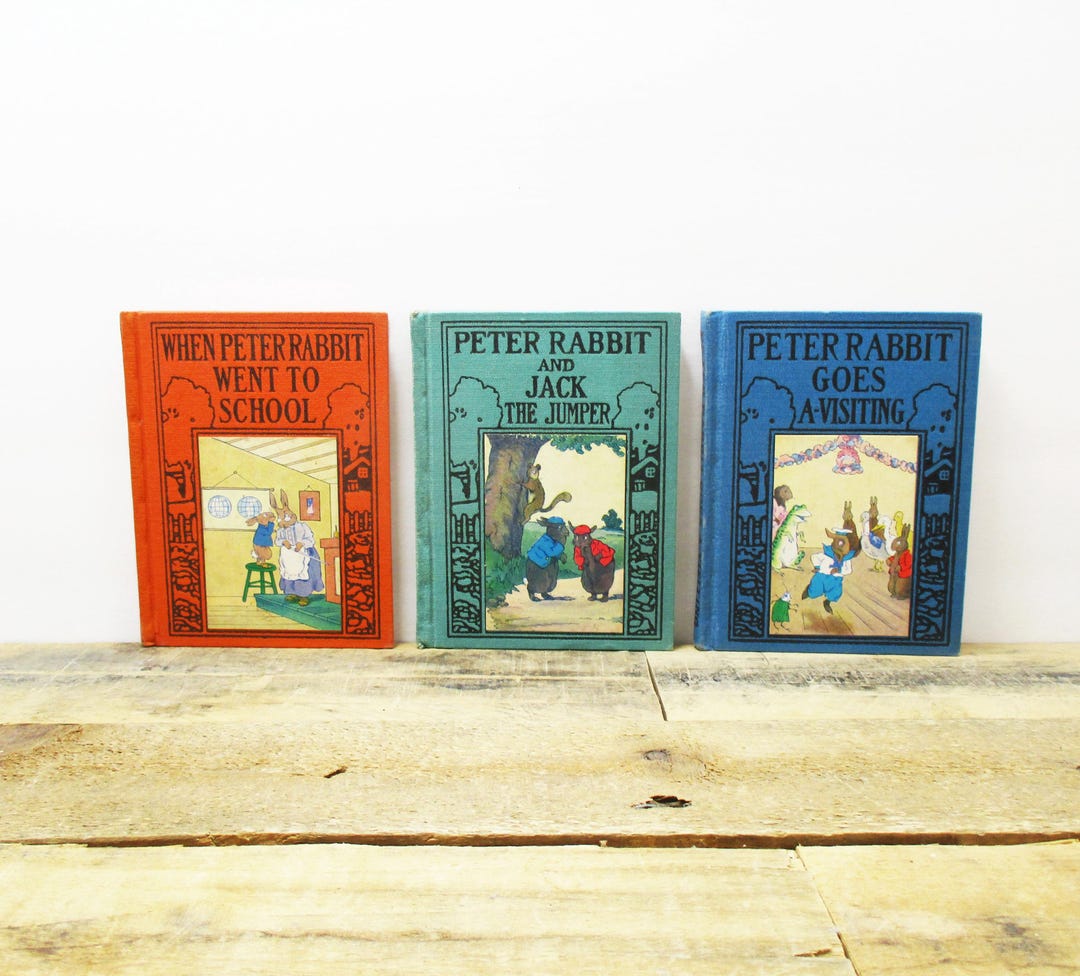 1935 - Three Peter Rabbit Books - Wee Books for Wee Folks Series - Etsy