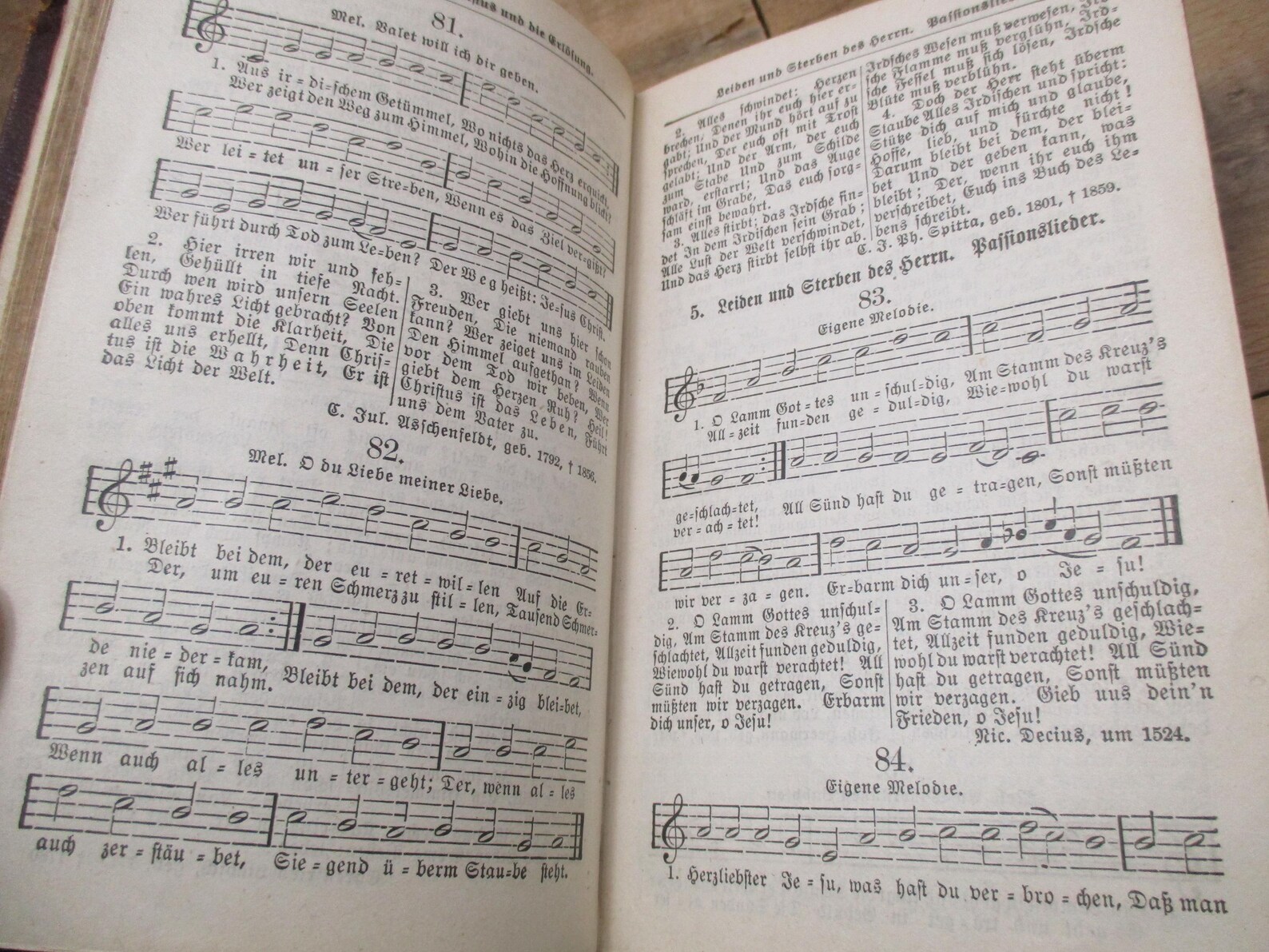 1907 German Hymnbook - Evangelisches Gesangbuch. - Etsy