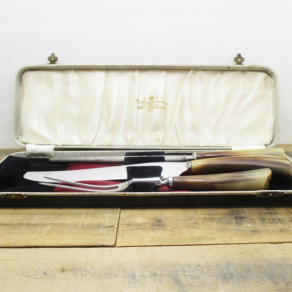 Antique Carving Set - Etsy