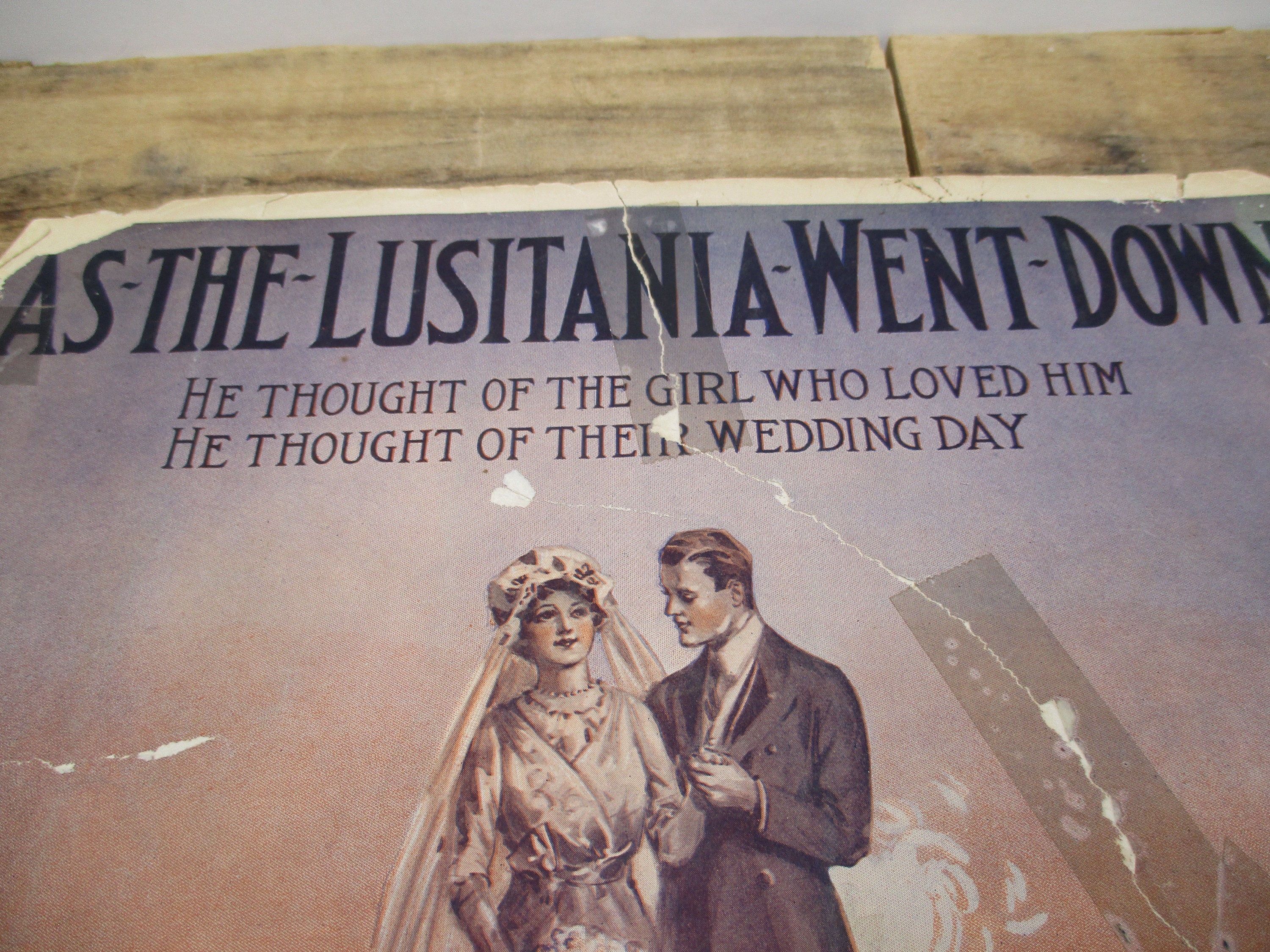 Lusitania Sheet Music - “as the Lusitania Went Down” by Arthur J. Lb ...