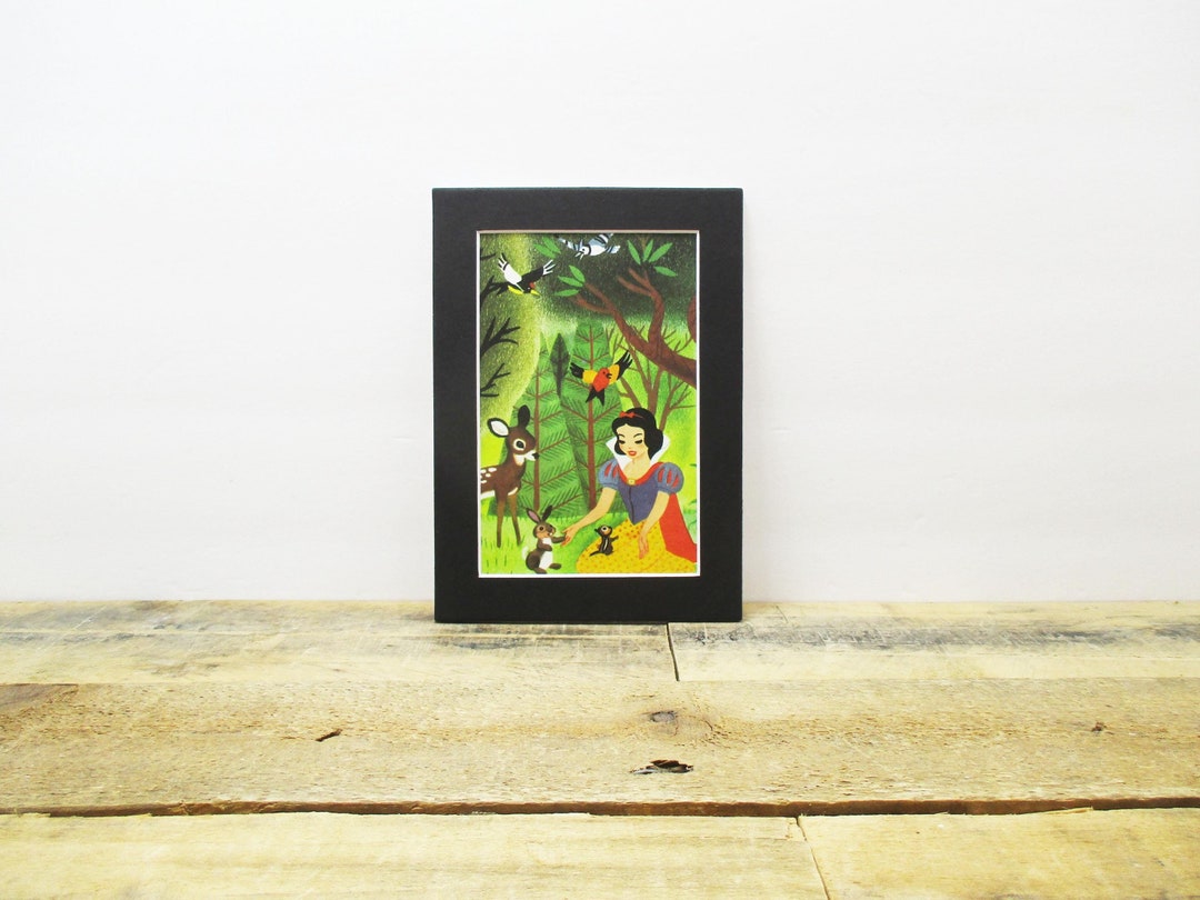 Vintage Snow White 5x7 Print. 1970s Book Print for a Snow White or a ...
