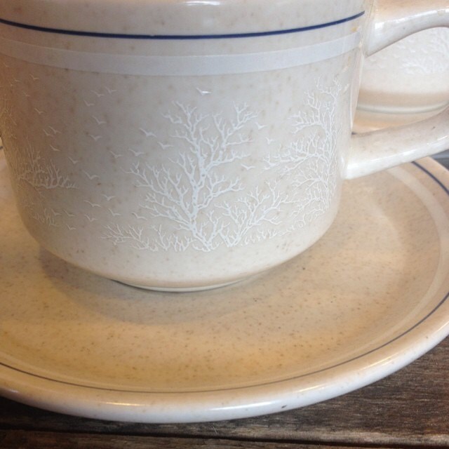 Lenox Temperware, 'silhoutte' Pattern in Navy Blue and White. 1970's ...