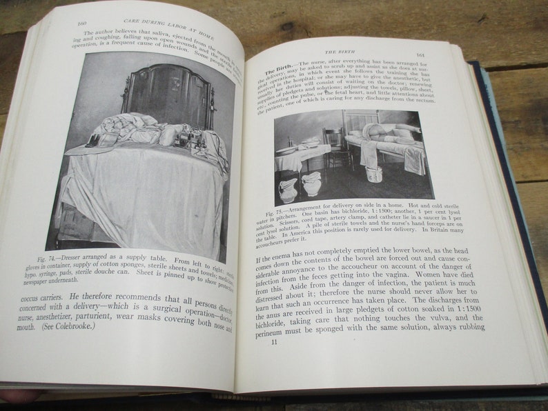1939 Nursing Textbook - "obstetrics for Nurse" by Joseph Delee and ...