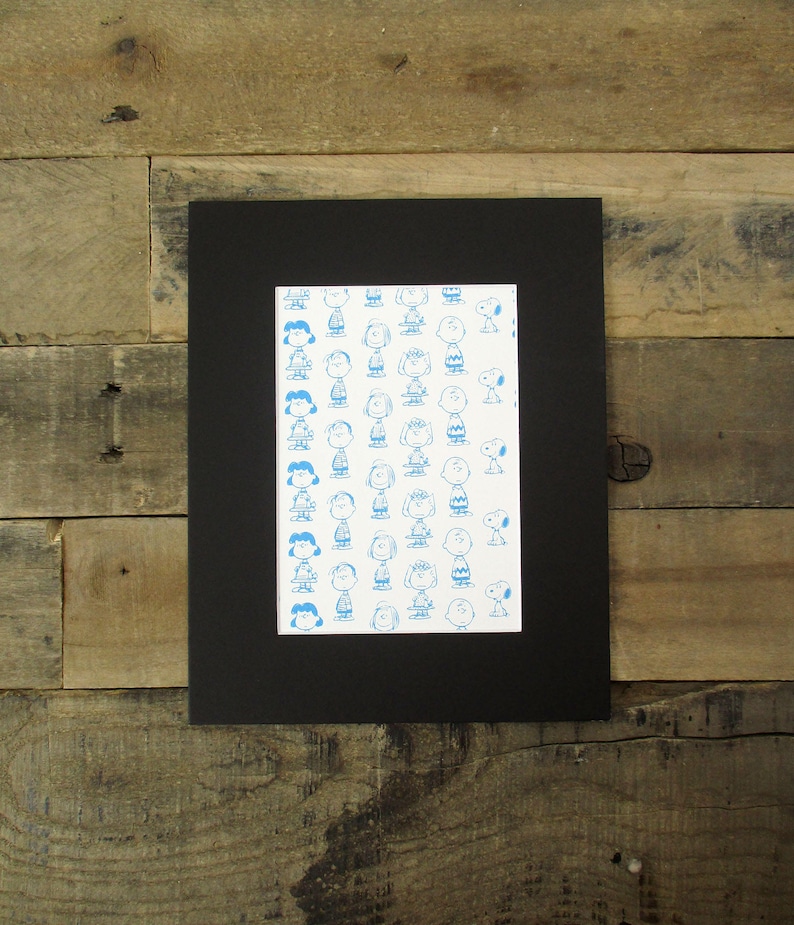 TWO Vintage Peanuts Prints - Featuring Charlie Brown, Snoopy and Gang ...