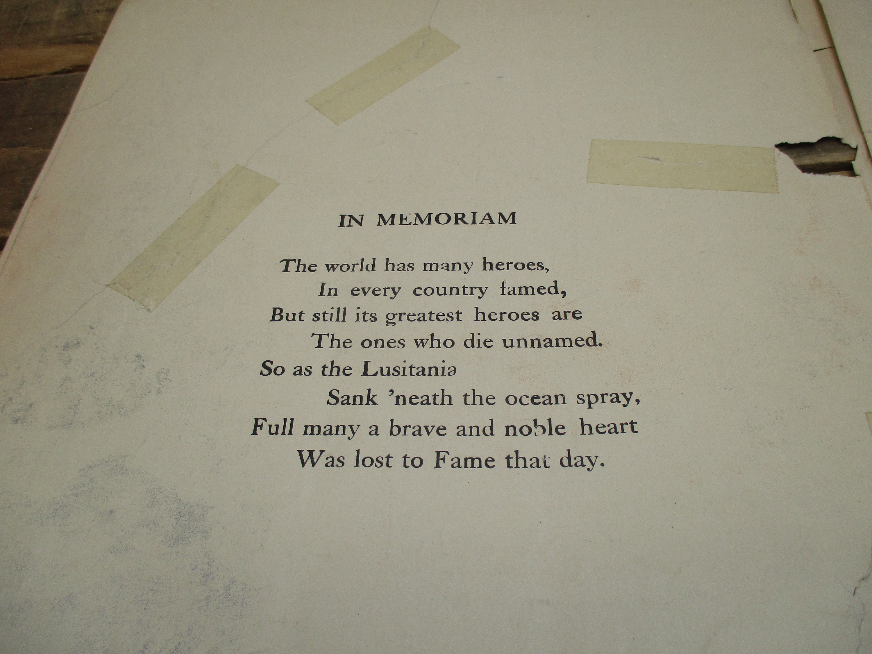 Lusitania Sheet Music - “as the Lusitania Went Down” by Arthur J. Lb ...