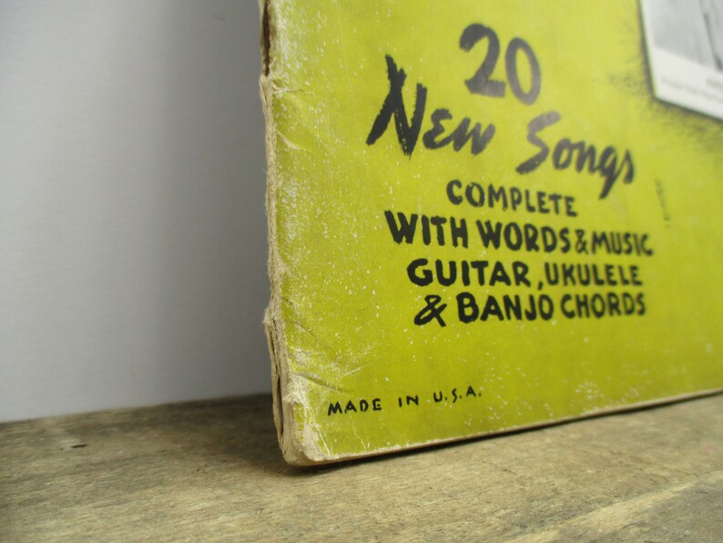 RARE 1930s Country Music Sheet Music 20 New Ballads From the - Etsy