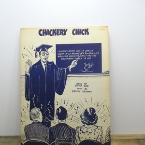1945 Choir / Children's Song Sheet Music - Chickery Chick by Sylvia Dee ...
