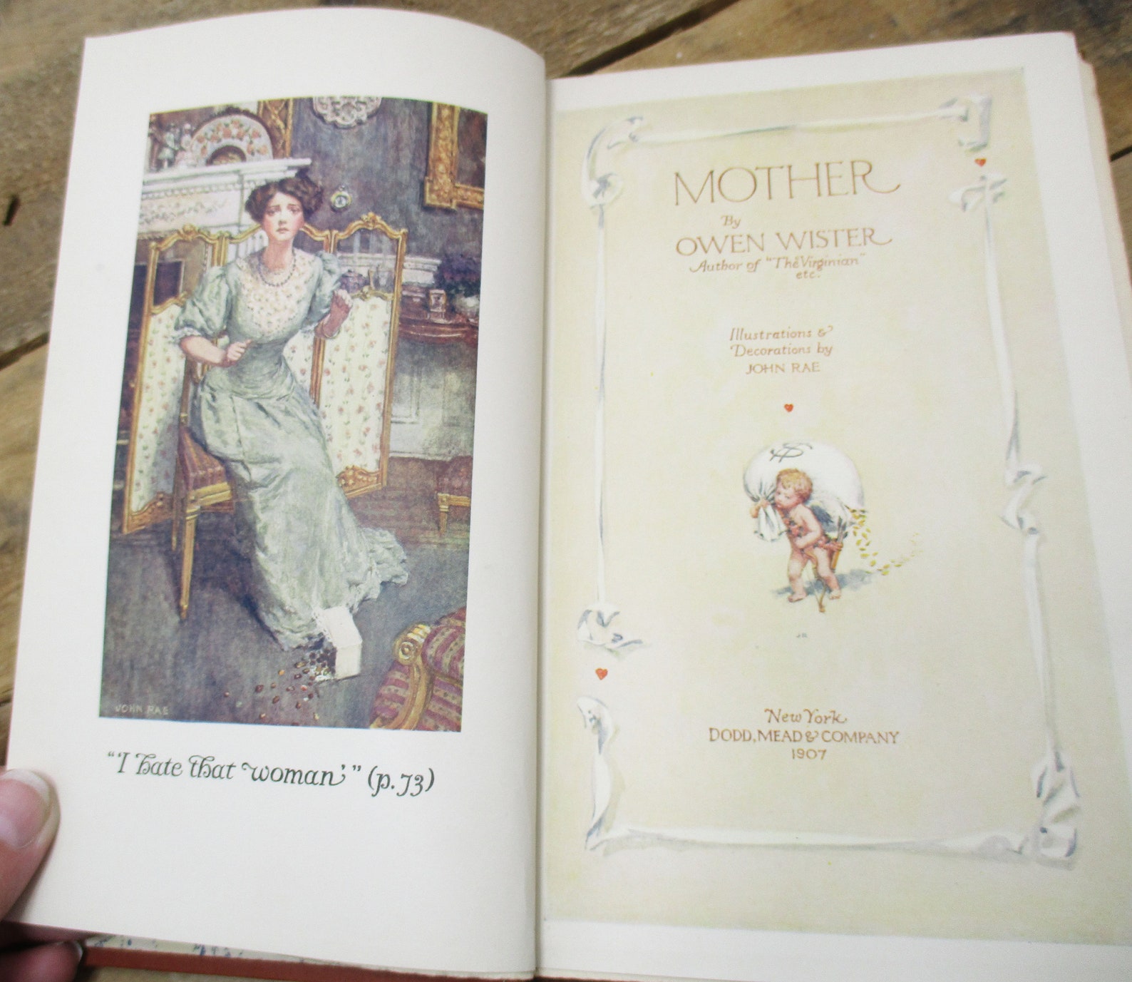 Mother by Owen Wister - First Edition - Published in 1907 by Dodd Mead ...