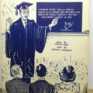 1945 Choir / Children's Song Sheet Music - Chickery Chick by Sylvia Dee ...