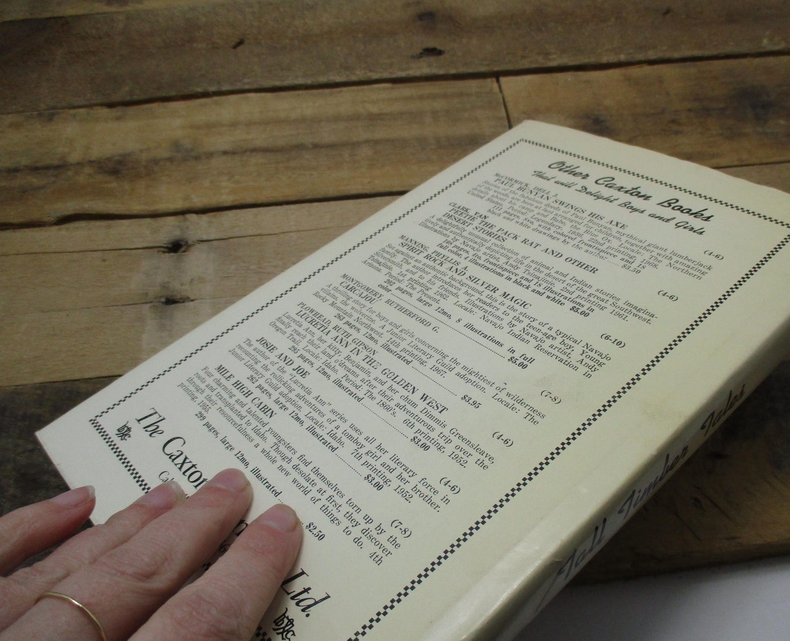 1968 Hardcover Ed - Tall Timber Tales by Dell J. Mccormick - Etsy