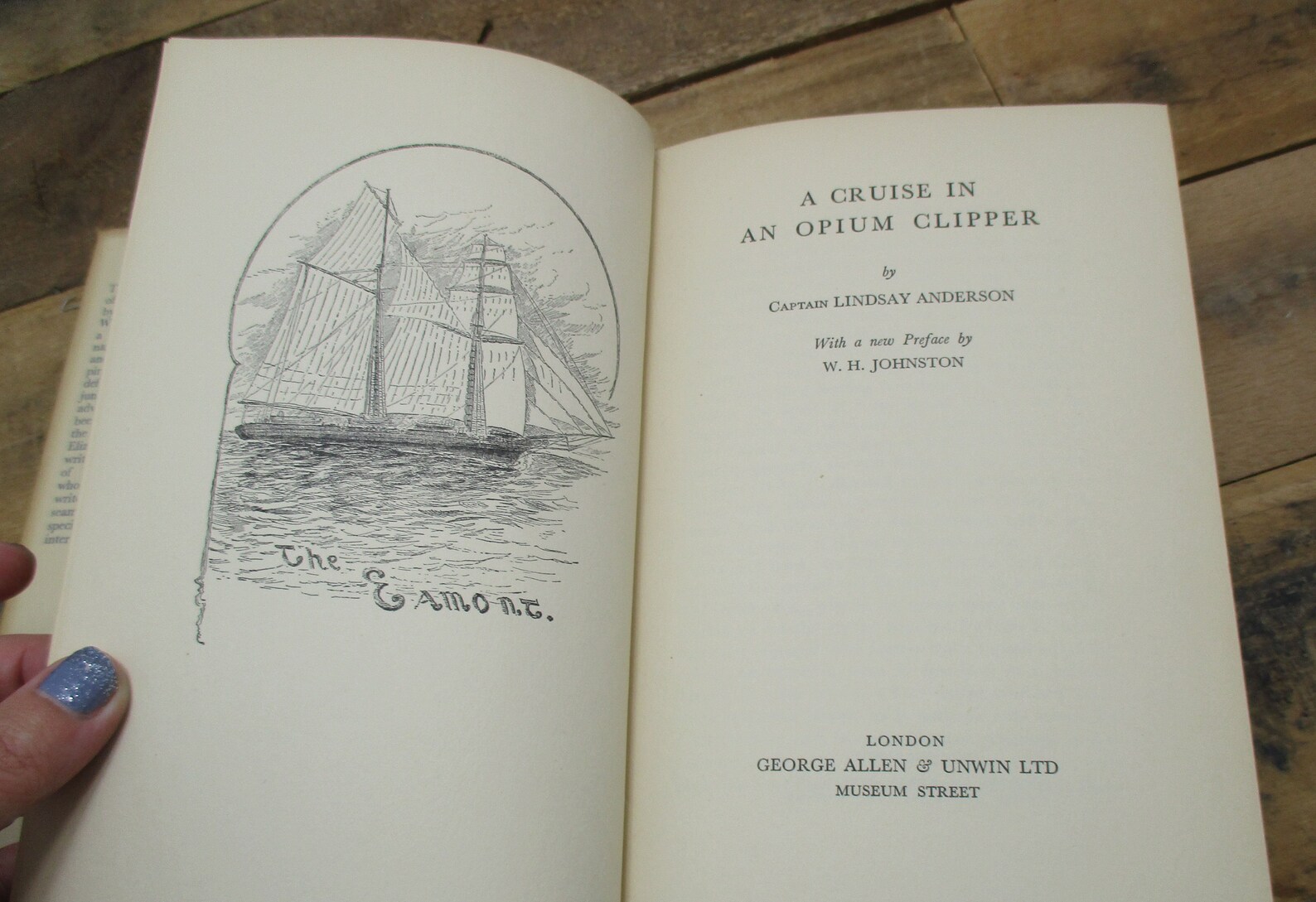 A Cruise in an Opium Clipper by Capt Lindsay Anderson - 1935 Hardcover ...