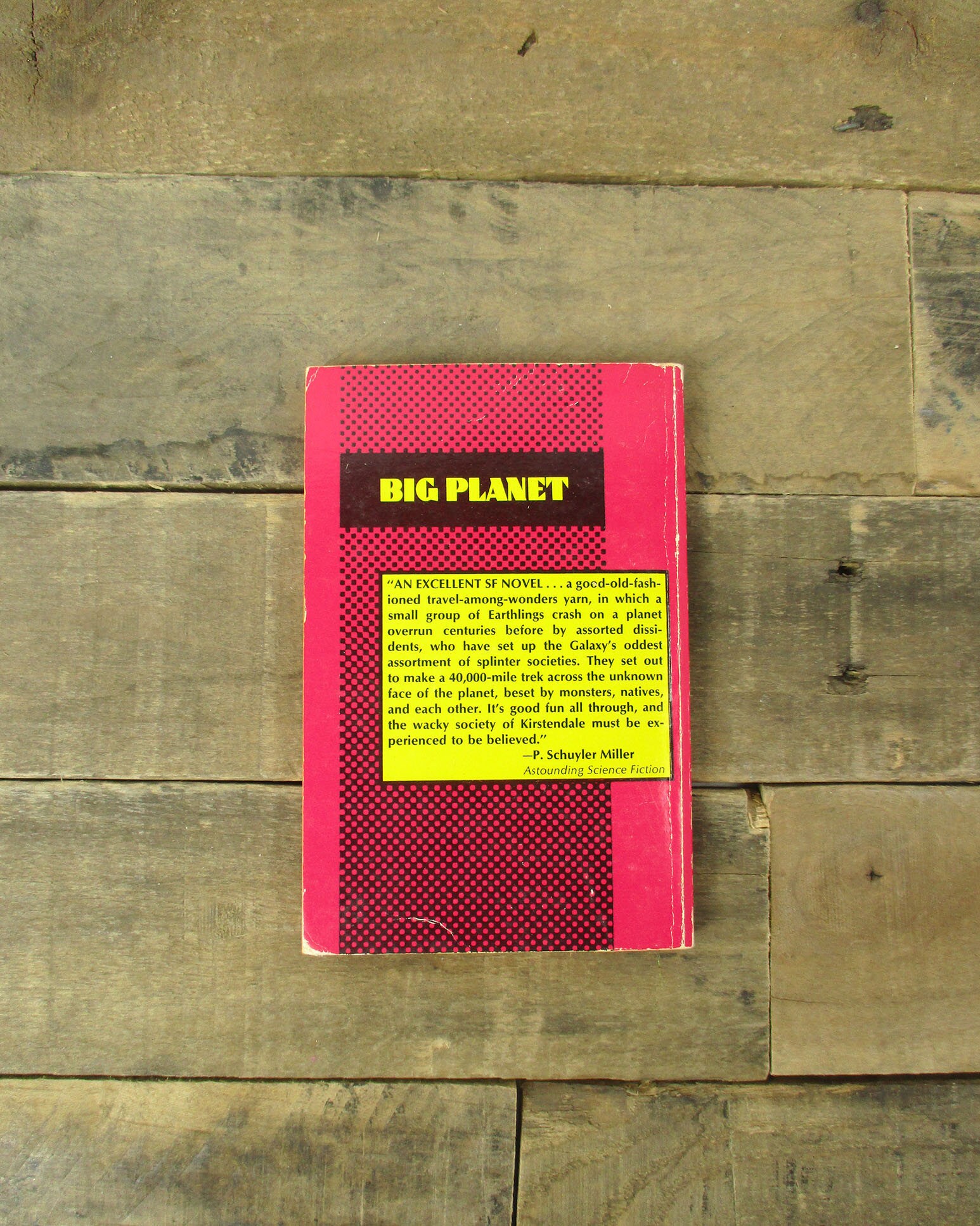 Big Planet by Jack Vance - 1957 Science Fiction Paperback, Published by ...